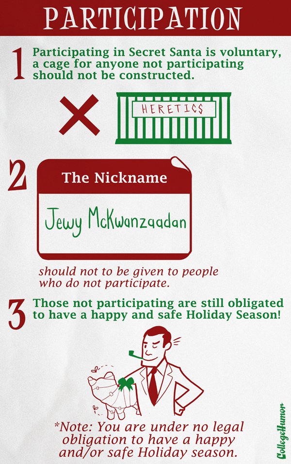 Office Rules For Secret Santa Pics FOOYOH ENTERTAINMENT