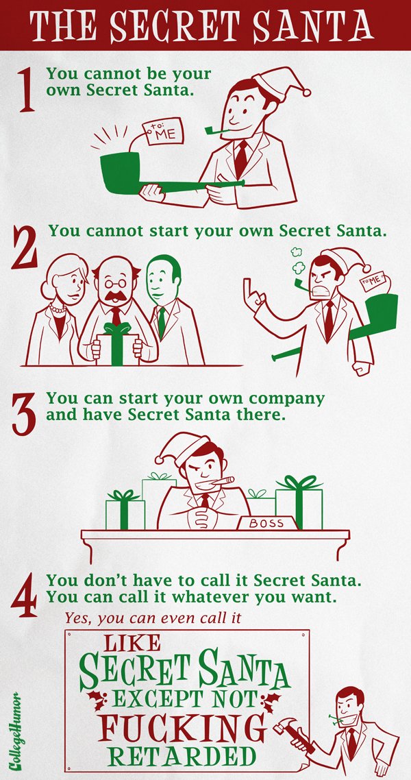 Office Rules For Secret Santa Pics FOOYOH ENTERTAINMENT