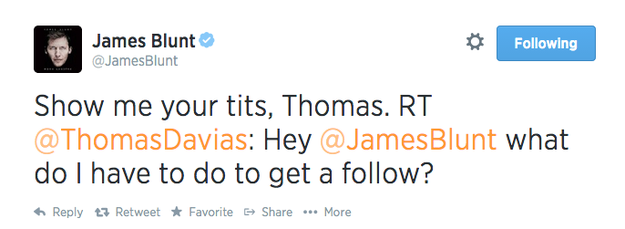 24 Times James Blunt Became The God of Twitter Comebacks :: FOOYOH ...