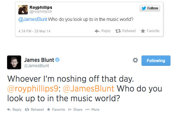 24 Times James Blunt Became The God of Twitter Comebacks :: FOOYOH ...