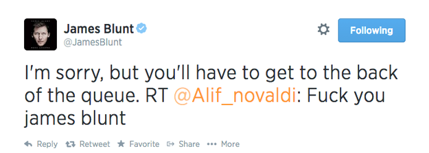 24 Times James Blunt Became The God of Twitter Comebacks :: FOOYOH ...