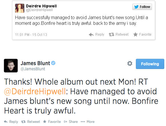 24 Times James Blunt Became The God of Twitter Comebacks :: FOOYOH ...