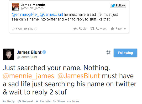 24 Times James Blunt Became The God of Twitter Comebacks :: FOOYOH ...