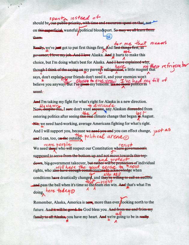 Sarah Palin's Resignation Speech Edited :: FOOYOH ENTERTAINMENT