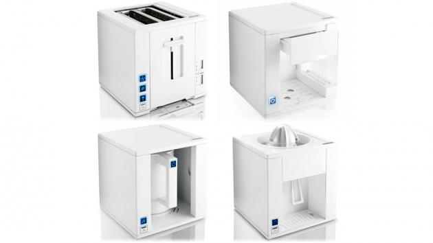 Save Kitchen Space With Appliance Cubes That Can Stack Up Together ...